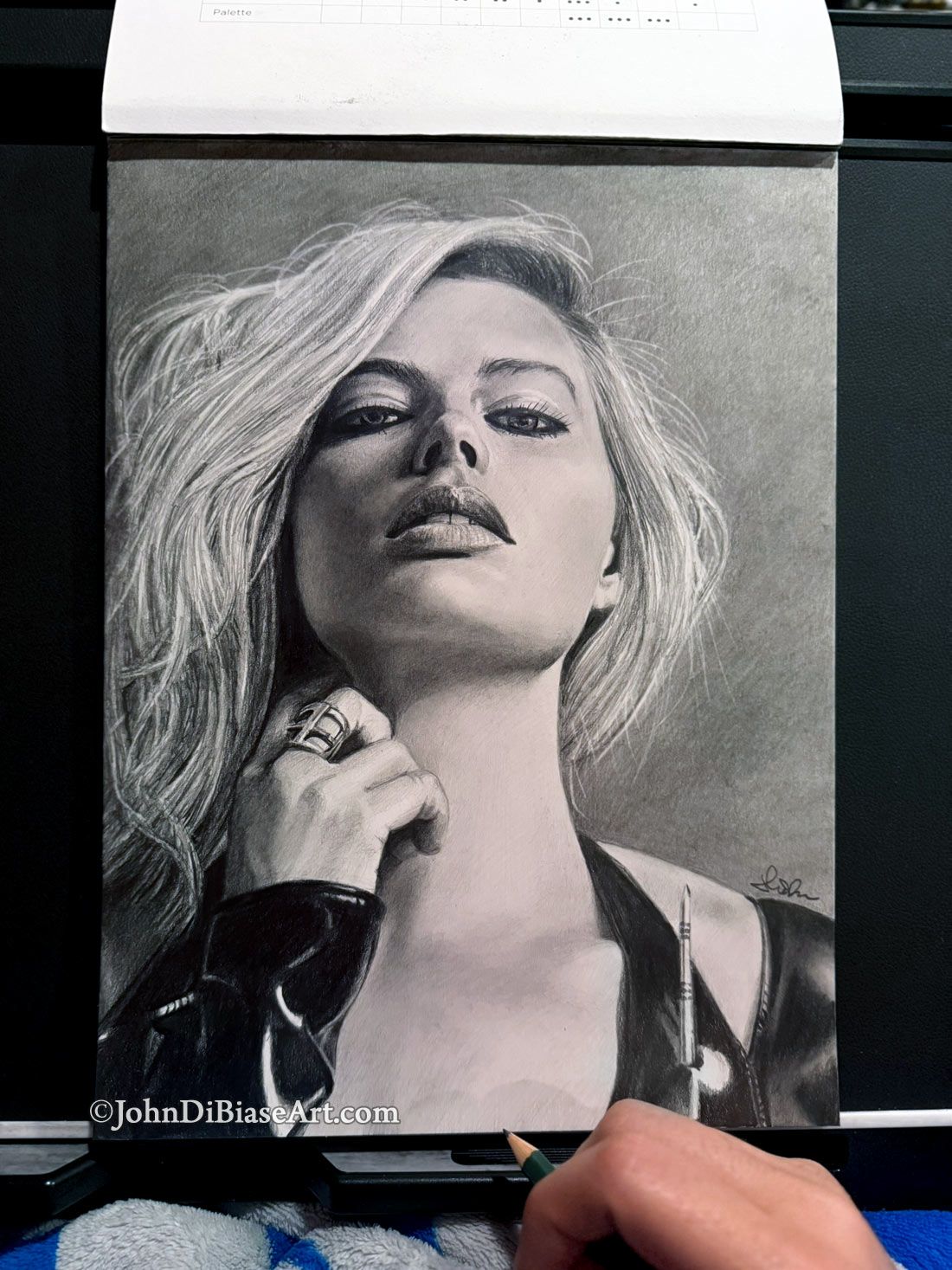 Margot Robbie Original Drawing (NOT a print)