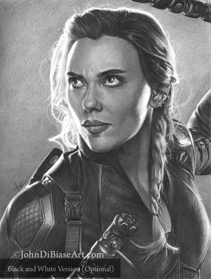 Print of Natasha / Black Widow (Scarlett Johansson) in Avengers ...