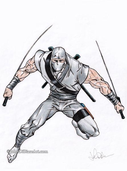 Snake Eyes Vs Storm Shadow Drawings