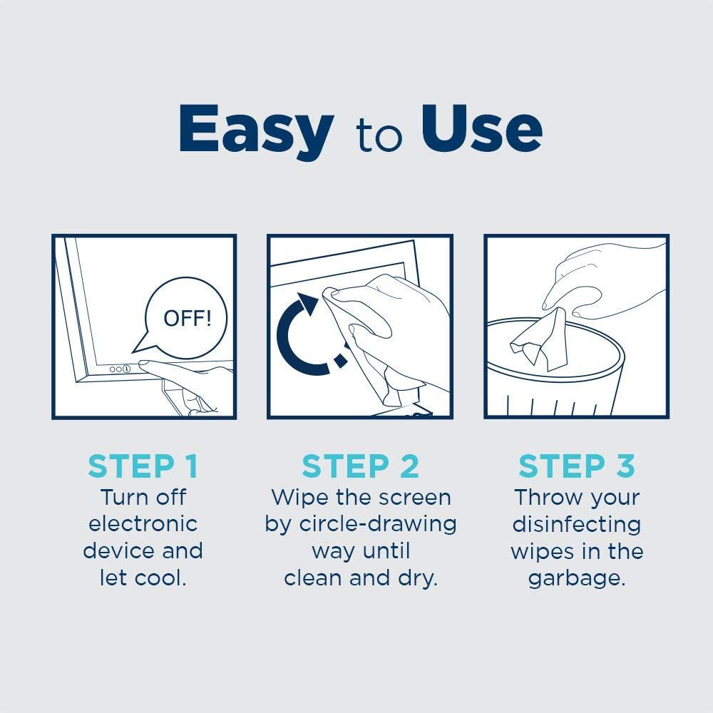 Tech Armor Cleaning Wipes - Screen Cleaning Wipes For TV Screen Cleaner ...