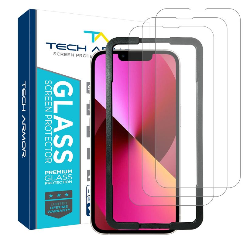 Tech Armor Ballistic Glass Screen Protector Designed for Apple NEW ...